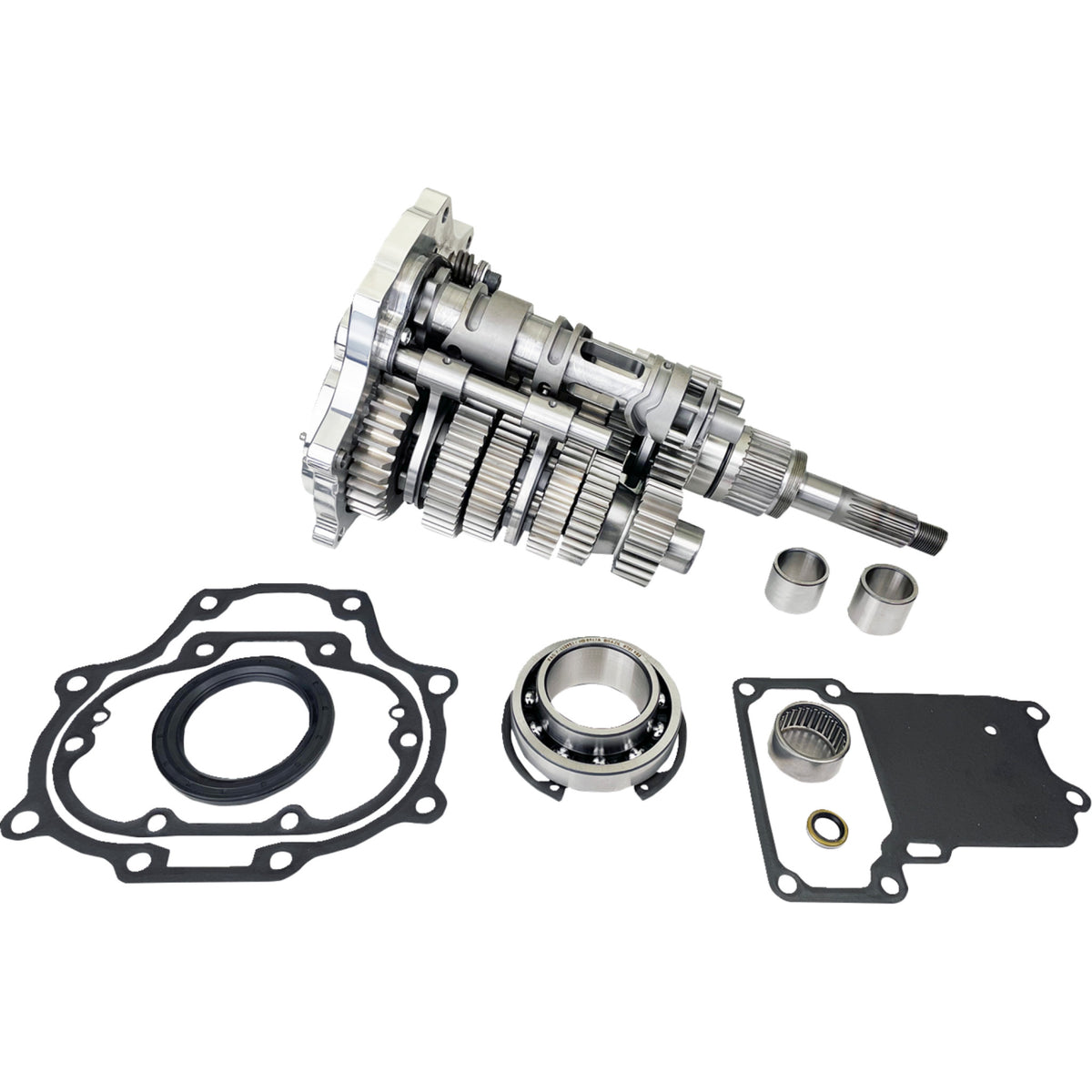 JIMS 1103-0065 8601 Super Gear Kit fat 6 - polished - twin cam — SpazCycle