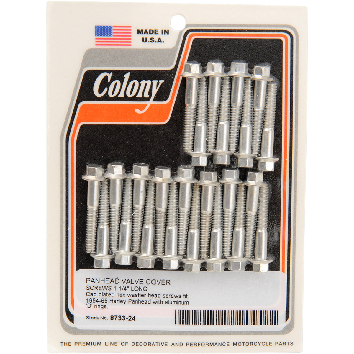 COLONY 2401-0471 8733-24 Valve Cover Screw Kit Screws - Valve Cover ...