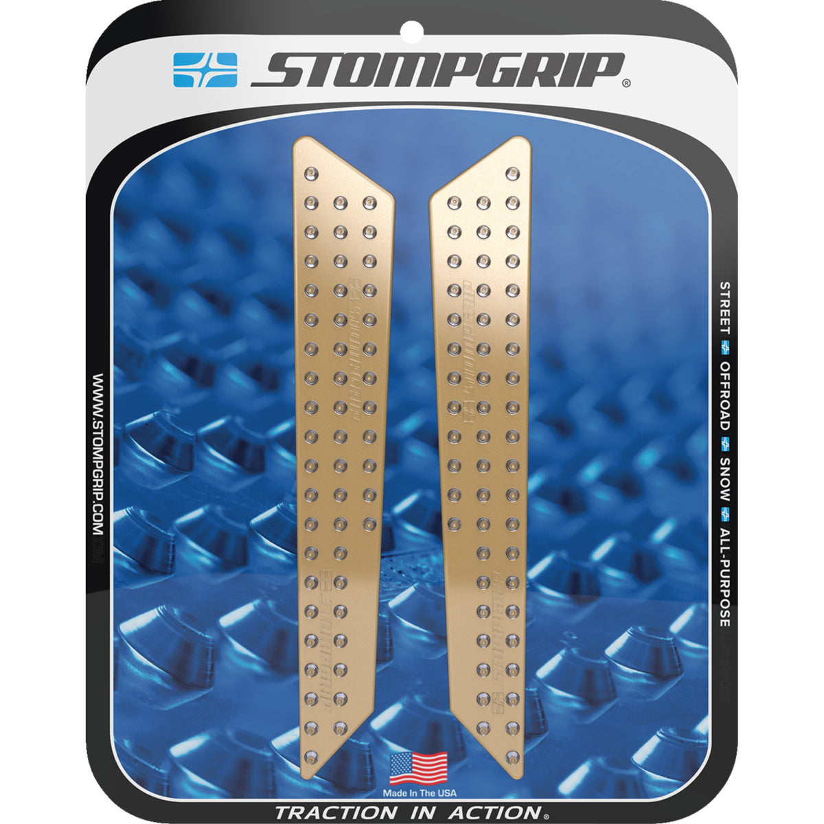 STOMPGRIP 4320-2886 55-10-0208C Volcano Profile Traction Pad Tank Grips ...