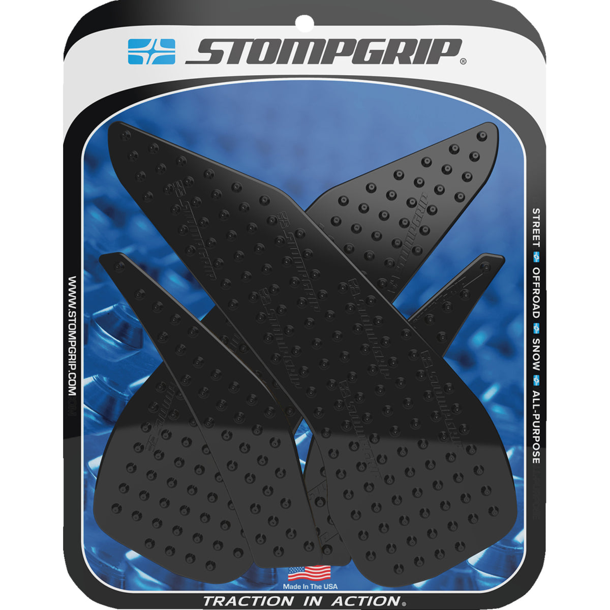 STOMPGRIP 4320-2728 55-10-0166B Volcano Profile Traction Pad Tank Grips ...