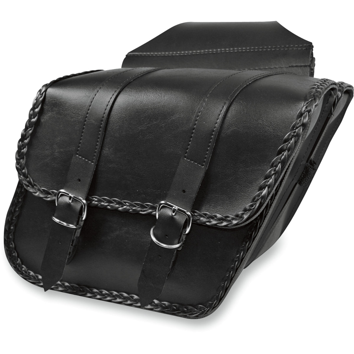 WILLIE & MAX LUGGAGE 3501-0144 58707-20 Braided Slant Saddlebags Braid ...
