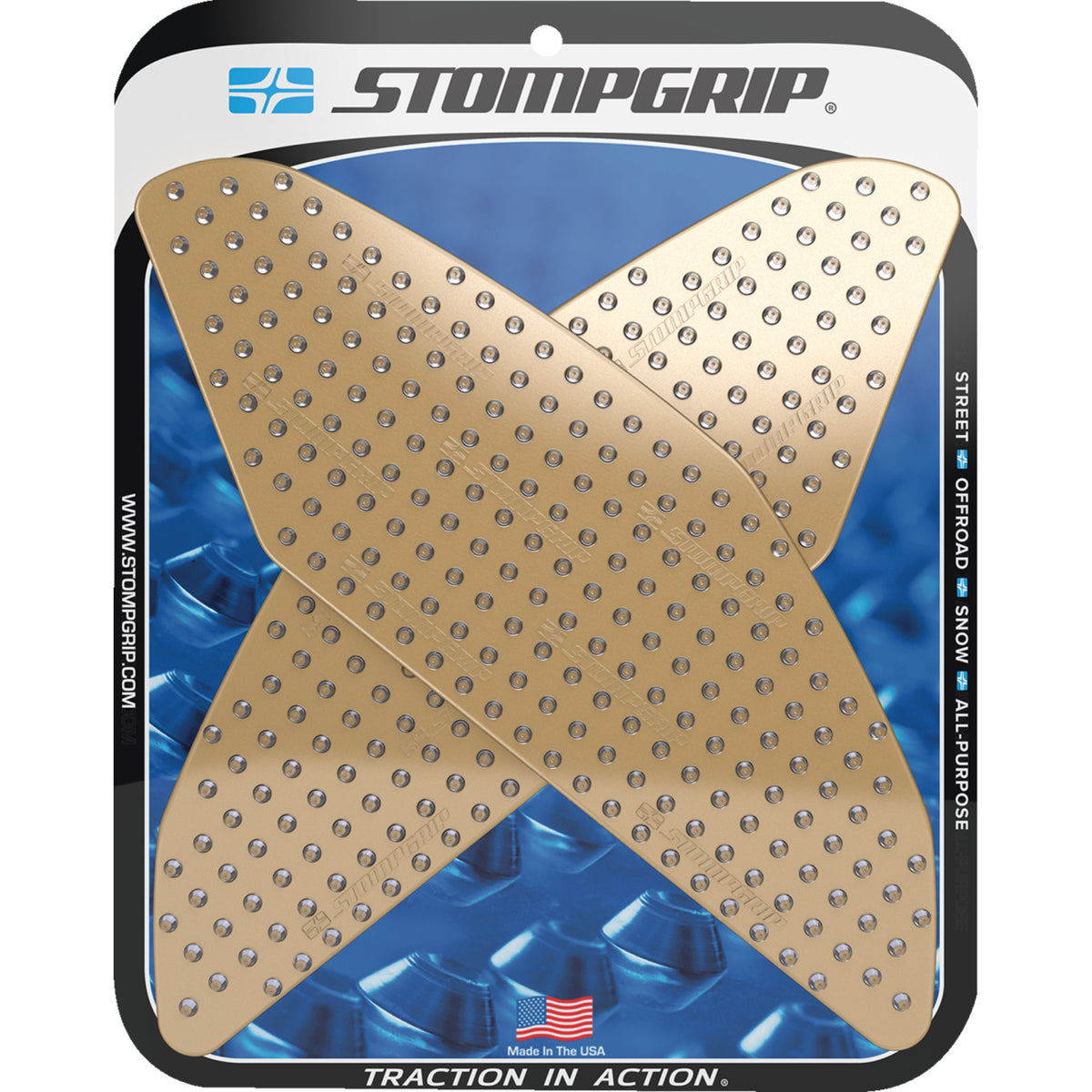 STOMPGRIP 4320-2870 55-10-0188C Volcano Profile Traction Pad Tank Grips Traction Pad Tank Grips ...