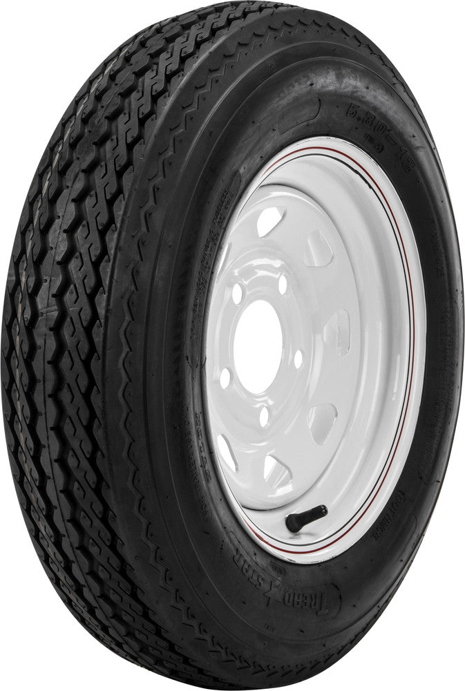 Awc 58-8162 TA2024012-71B530C Trailer Tire & 8 Spoke Steel Wheel ...