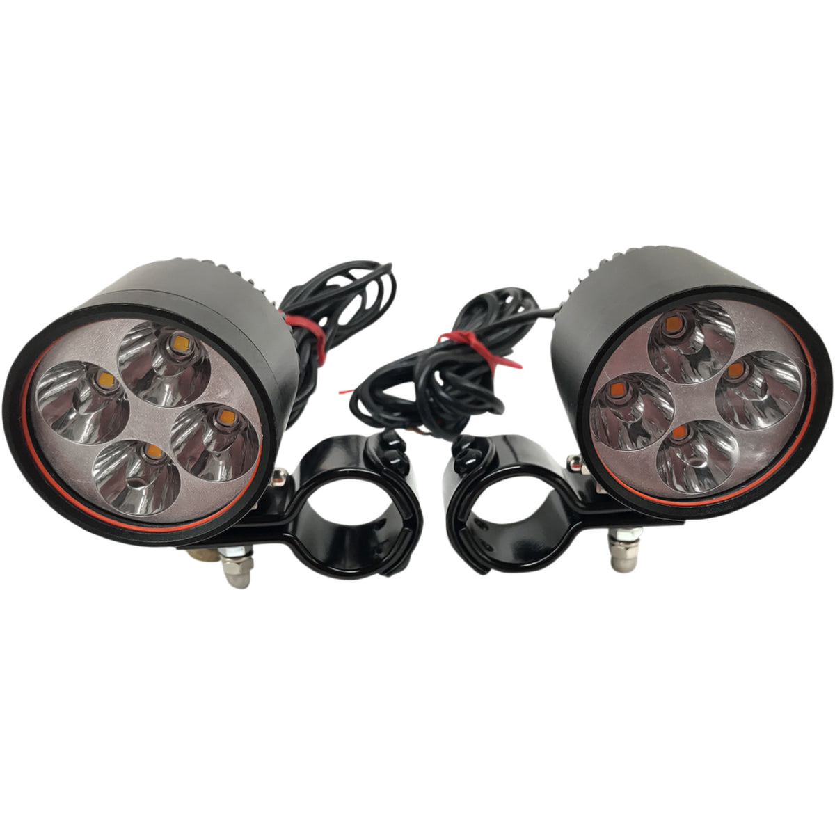 RIVCO PRODUCTS 2001-1541 DLLED125BK 2" LED Driving Lights with 1-1/4 ...