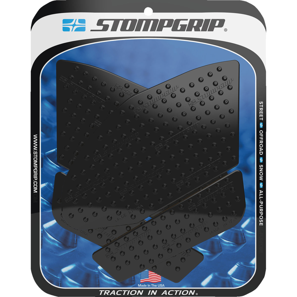 STOMPGRIP 4320-2717 55-10-0143B Volcano Profile Traction Pad Tank Grips ...