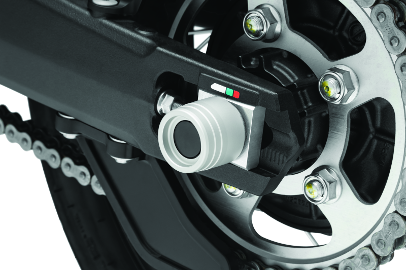 Kuryakyn 3827 Rear Axle Slide CRF1000L/Adventure Silver - SpazCycle