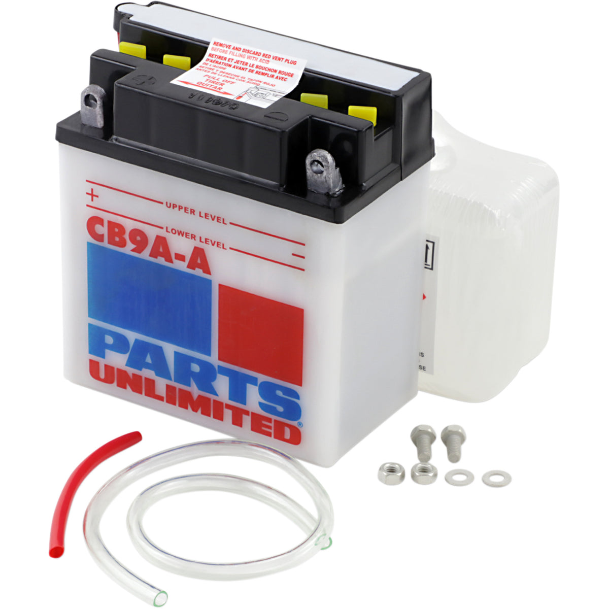 PARTS UNLIMITED 2113-0164 Heavy-Duty 12v Battery Kit Battery - YB9A-A ...