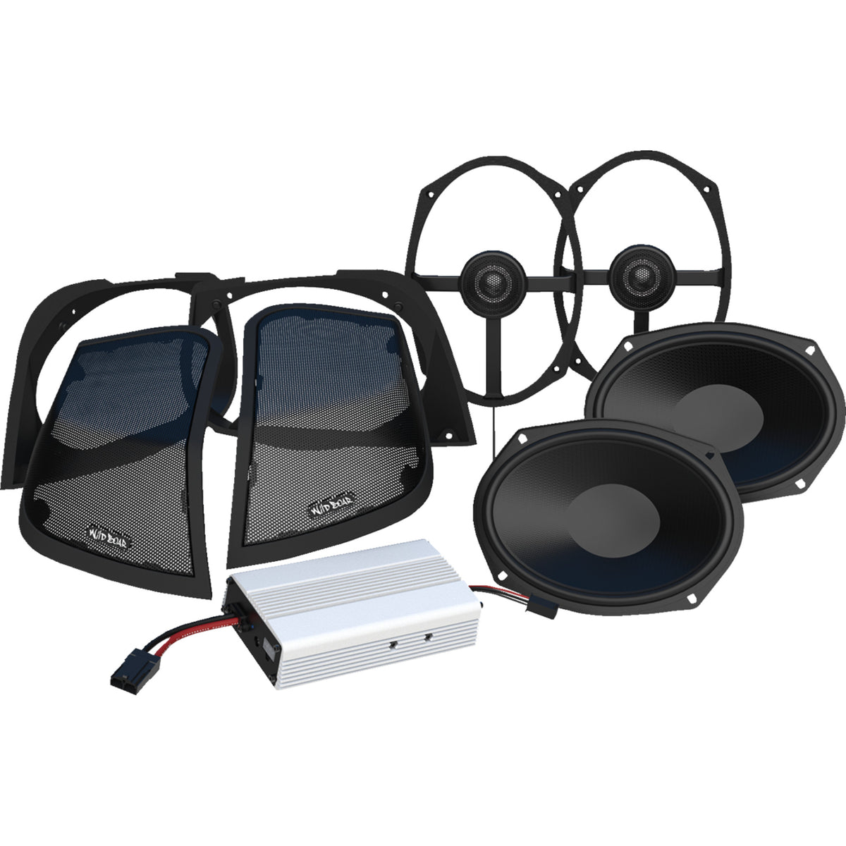WILD BOAR AUDIO 4405-0975 WBA RETRO LID KIT Retro Lid Kit 400 W Speake ...