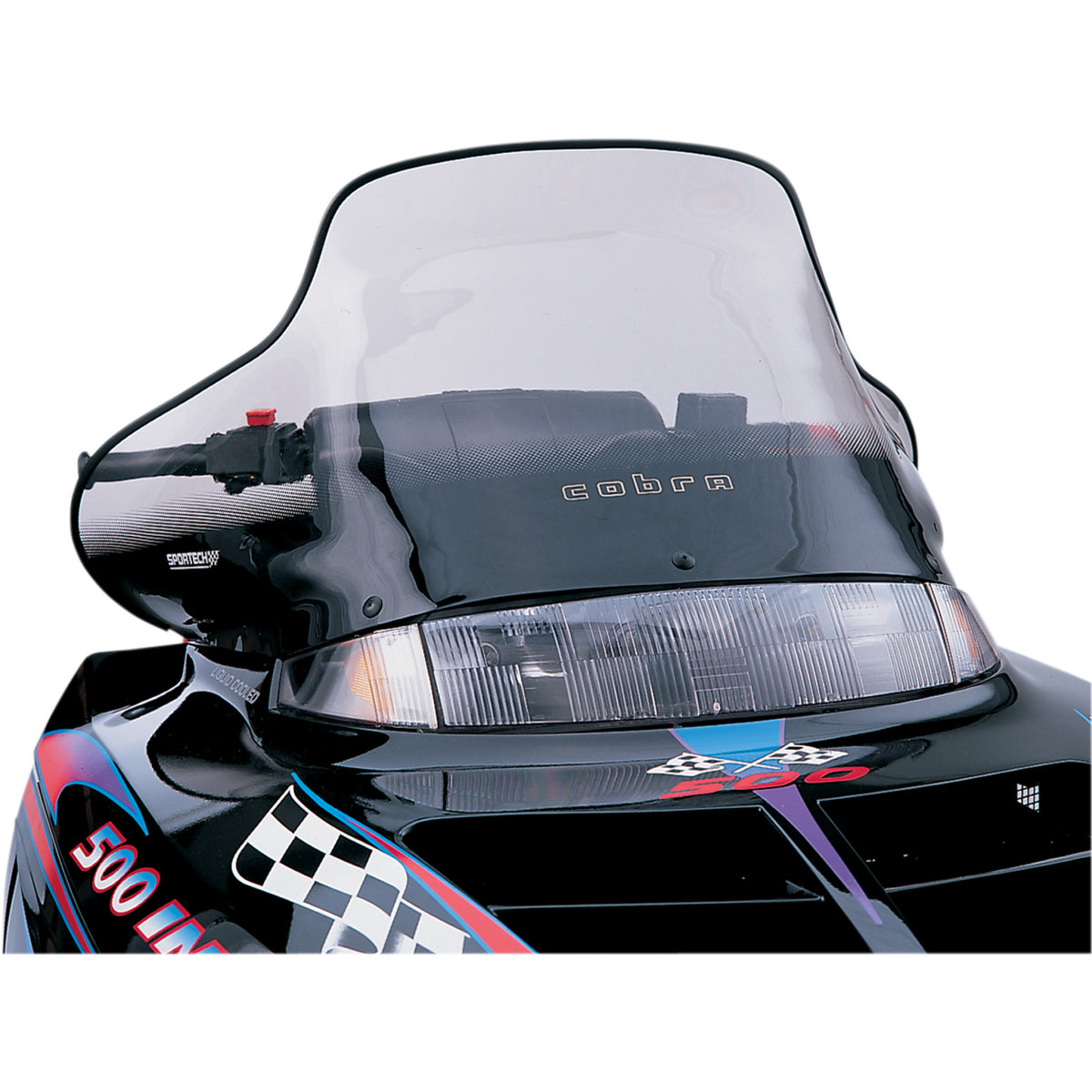 POWERMADD CE-BK 11330 Cobra™ Windshield Windshield - 15.5" - Tint - Po ...