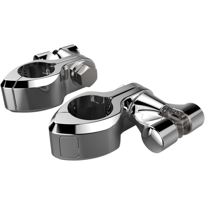 CIRO 1624-0298 60002 Engine Guard Highway Peg Hingeless Mounting Clamp ...