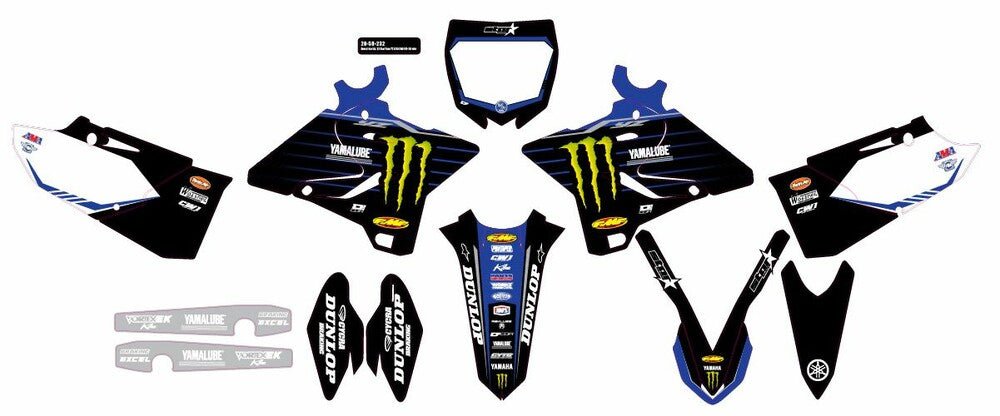 D-cor 862-2050232 20-50-232 Star Racing Graphics Kit - SpazCycle
