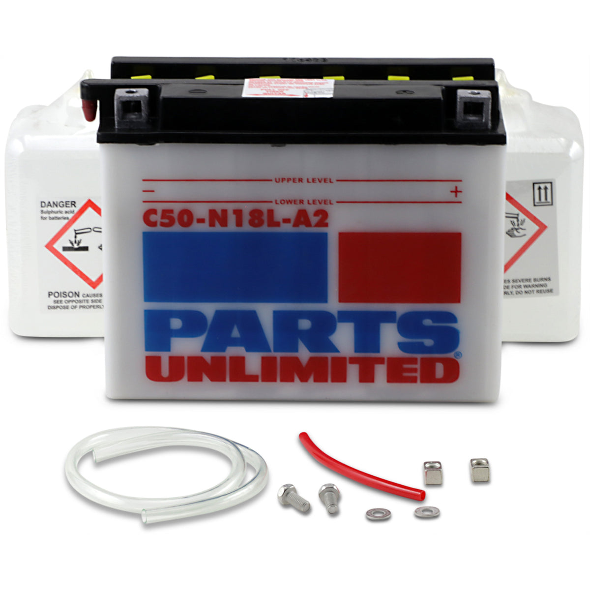 PARTS UNLIMITED 2113-0199 Heavy-Duty 12v Battery Kit Battery - Y50-N18 ...