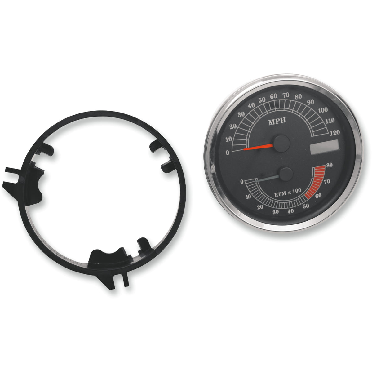 DRAG SPECIALTIES Electric Speedometer/Tachometer Electronic - Stock Lo ...