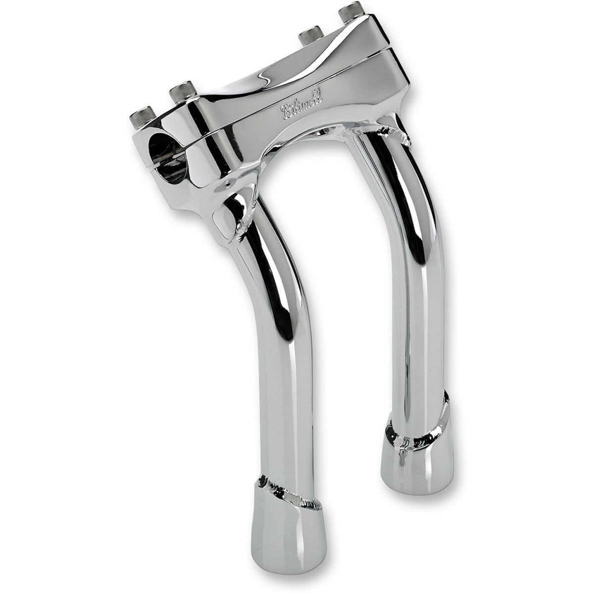 BILTWELL Murdock Handlebar Riser Risers - Pullback Chrome — SpazCycle