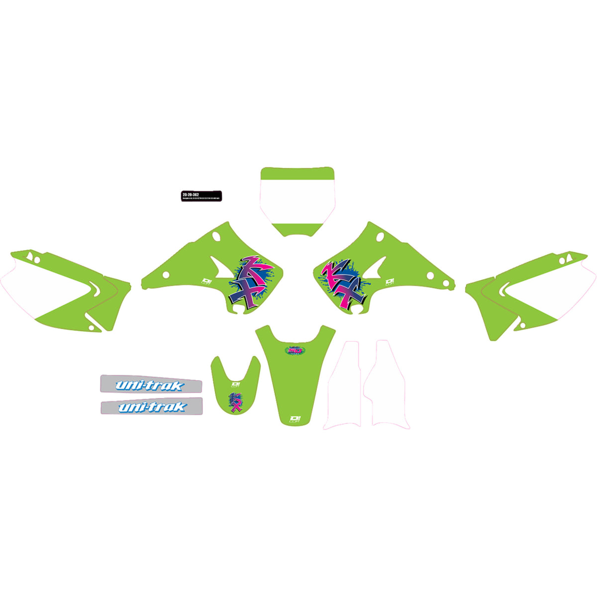 D'COR VISUALS 4302-7208 20-20-362 Complete Graphics Kit Graphic Kit ...