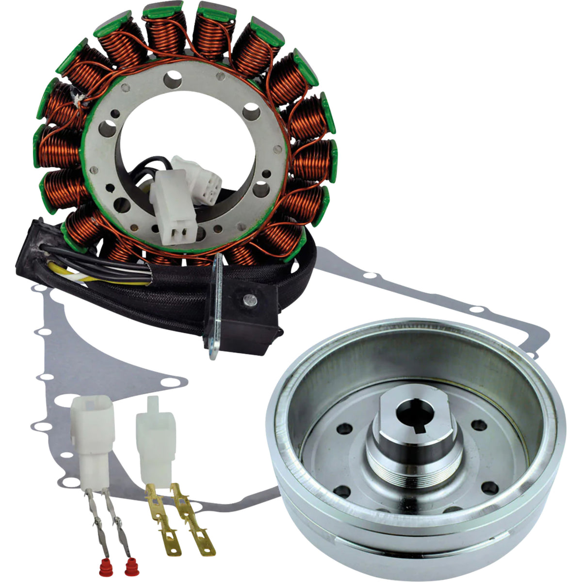 RM STATOR 2112-1972 RM23042 Stator and Flywheel Kit suzuki/arctic cat ...