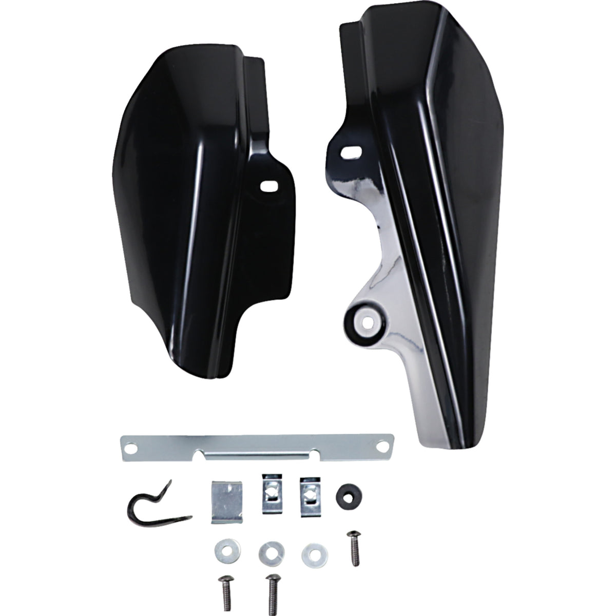 DRAG SPECIALTIES 0504-0323 Frame Mounted Heat Deflectors Air Deflector ...