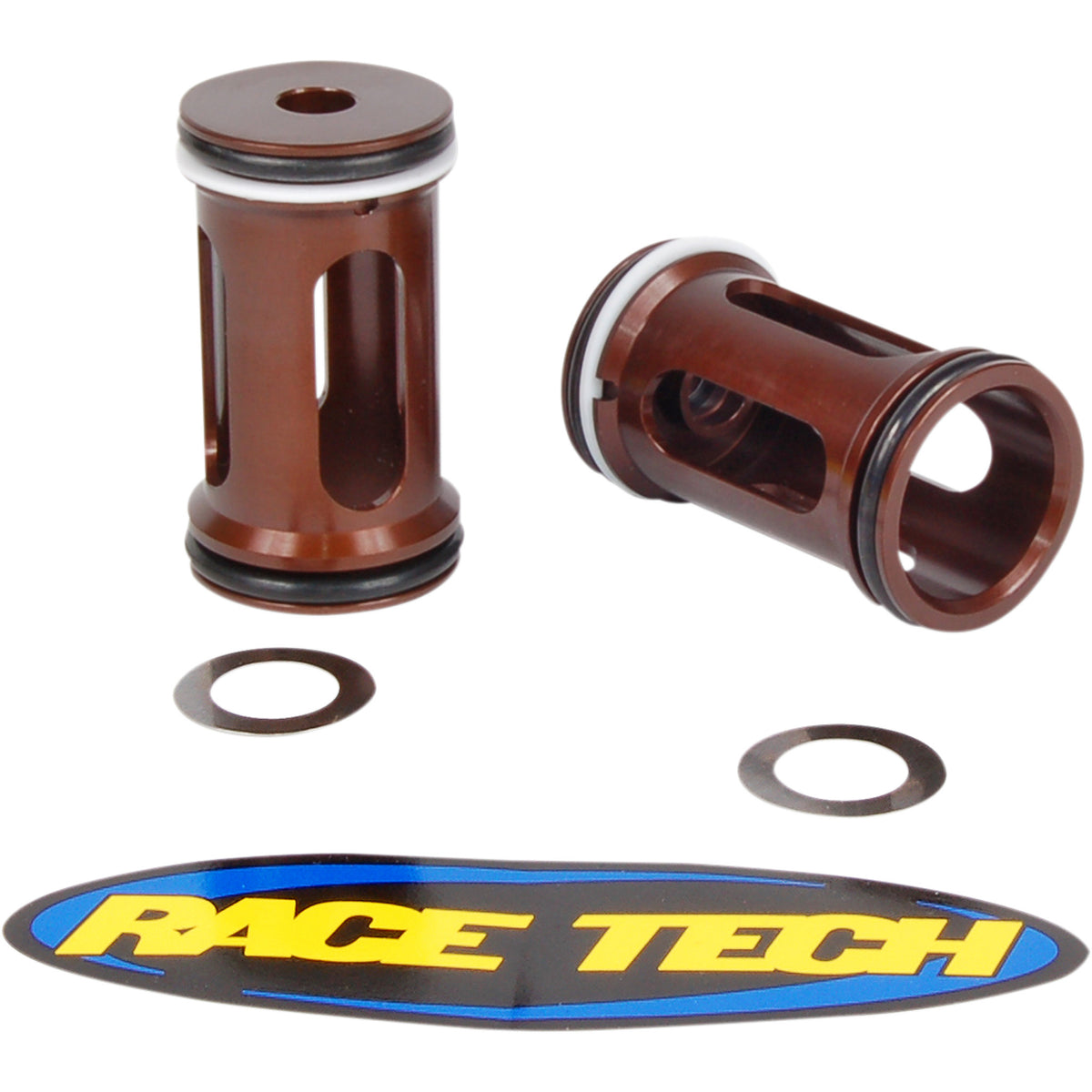 RACE TECH 0450-0341 FKTC RP3601P Billet Dual-Chamber Fork Reservoir Pi ...