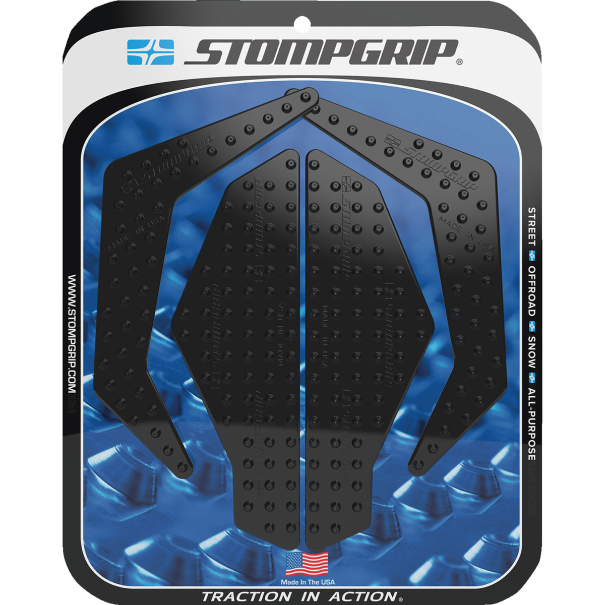 STOMPGRIP 4320-2740 55-10-0187B Volcano Profile Traction Pad Tank Grips Traction Pad Tank Grips ...
