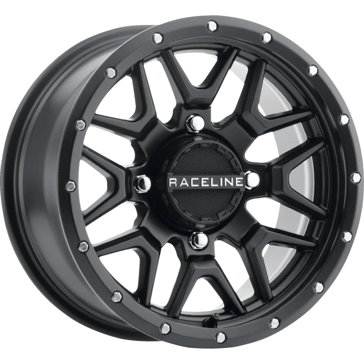RACELINE WHEELS 0230-1493 A94B-47037+38 Krank Simulated Beadlock Wheel — SpazCycle