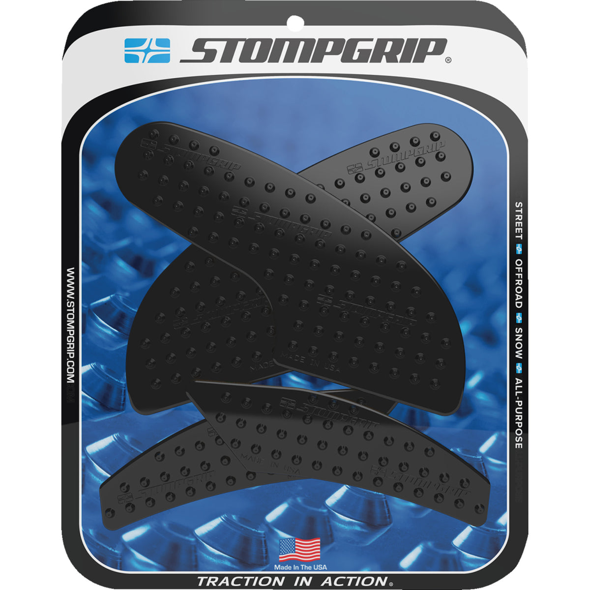 STOMPGRIP 4320-2720 55-10-0146B Volcano Profile Traction Pad Tank Grips ...