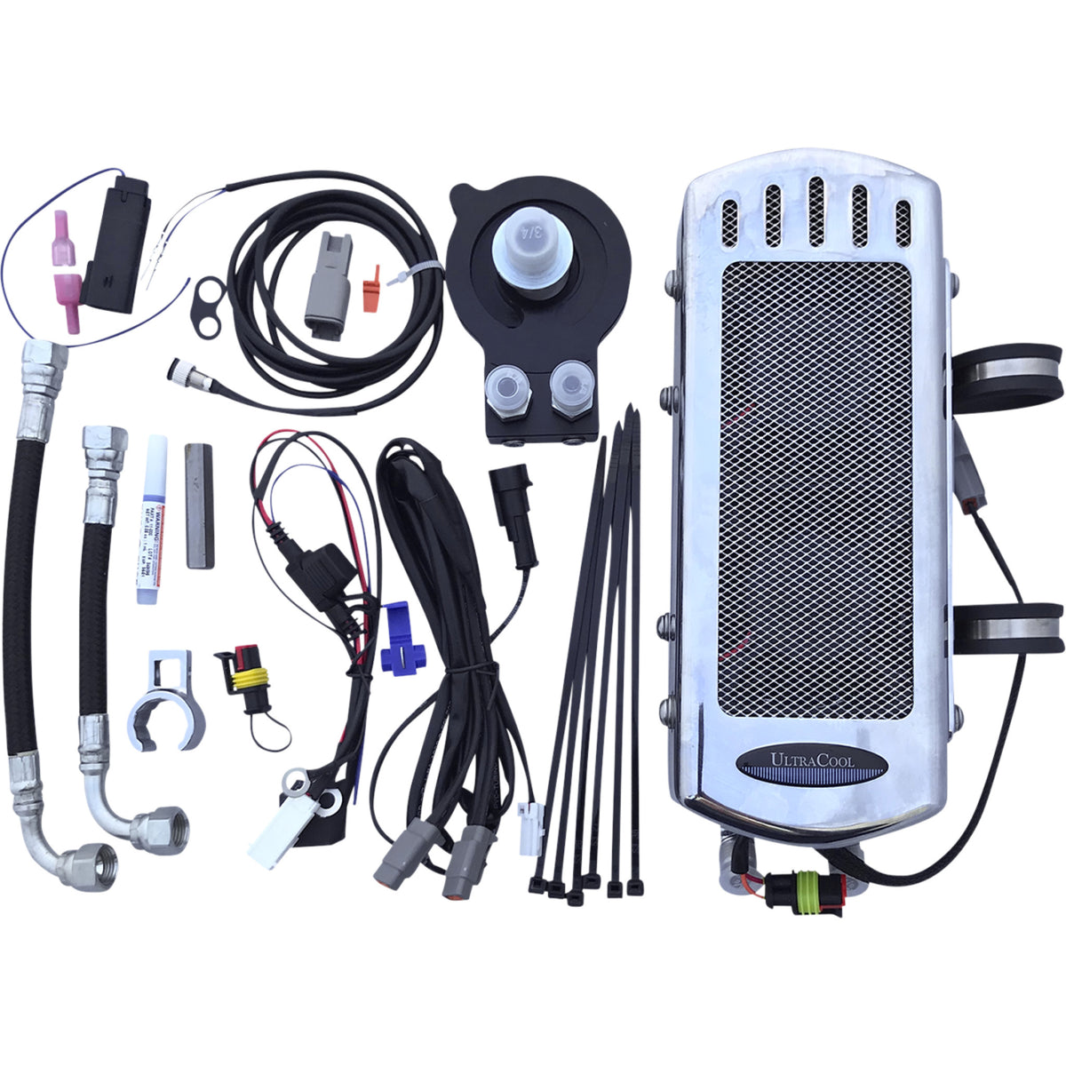 ULTRACOOL 0713-0171 SMS8-1C 3.0 Side Mount Oil Cooler with Fan Kit for ...