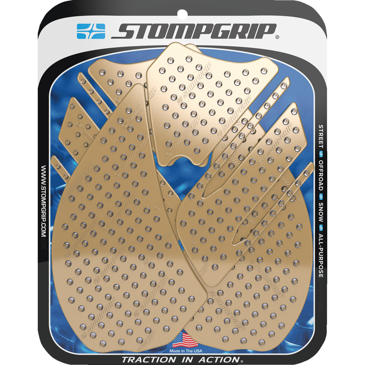 STOMPGRIP 4320-2830 55-10-0042C Volcano Profile Traction Pad Tank Grips ...