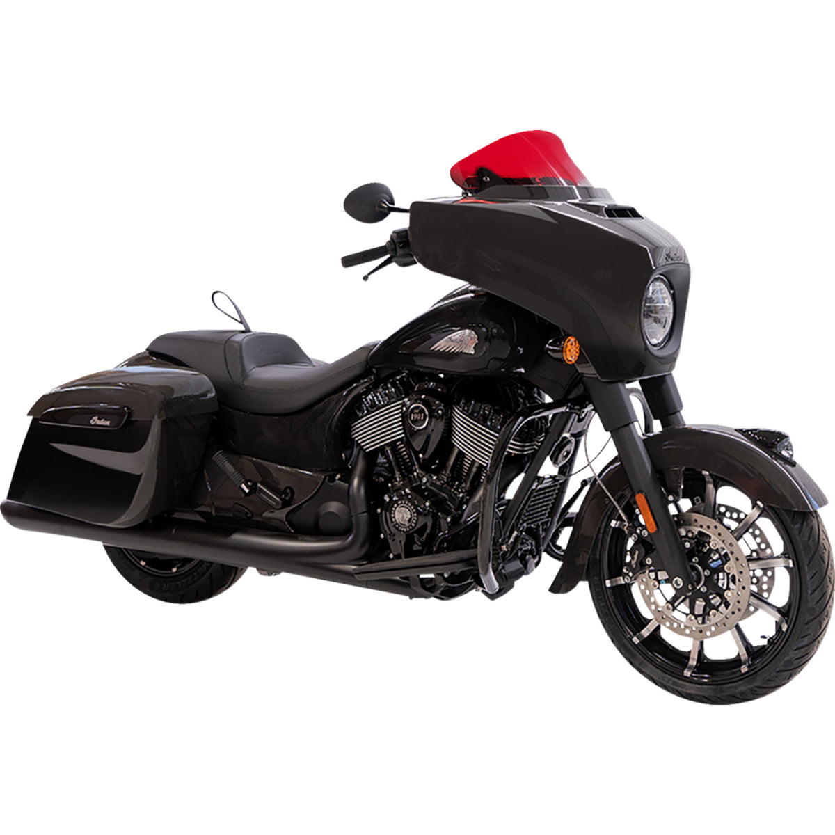 KLOCK WERKS 2312-1250 KWW-04-0636 Kolor Flare™ Windshield - 10" - Red ...