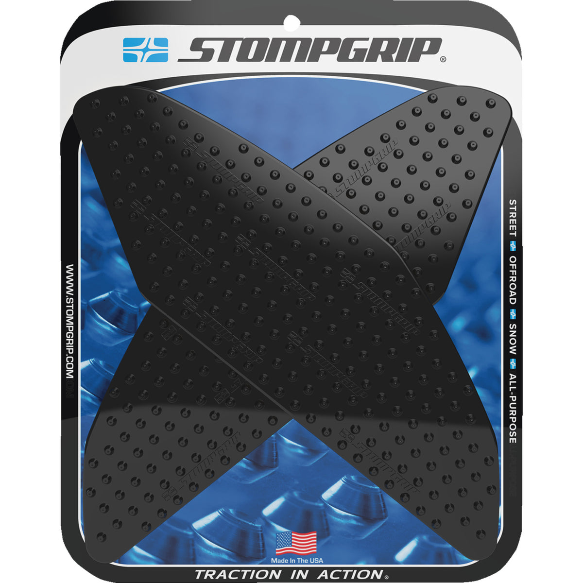 STOMPGRIP 4320-2741 55-10-0188B Volcano Profile Traction Pad Tank Grips ...