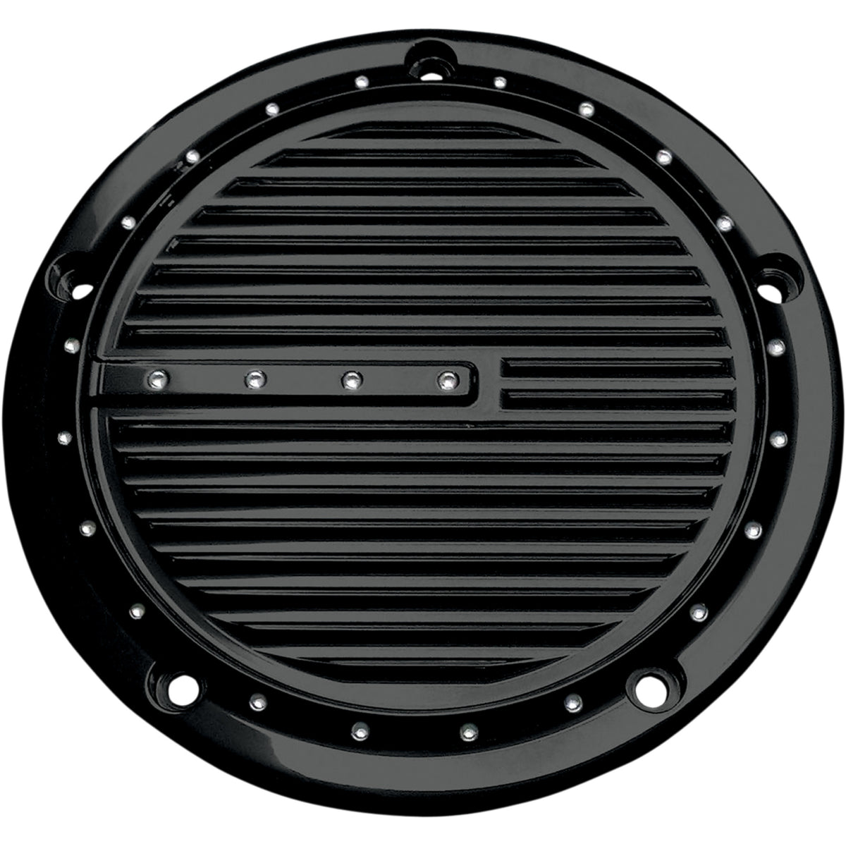 COVINGTONS 1107-0490 C1075-B Derby Cover - Dimpled - Black - Touring/T ...