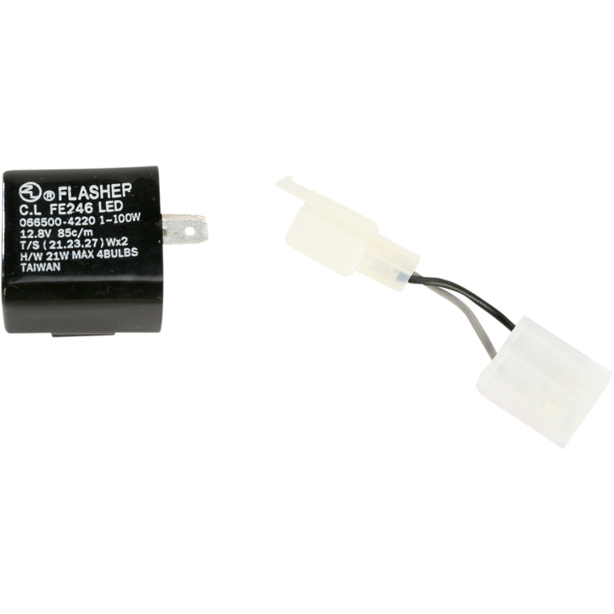 MOTO MPH 2050-0155 MPH-U2R Flasher Relay Universal LED Flasher - 2-Pin ...