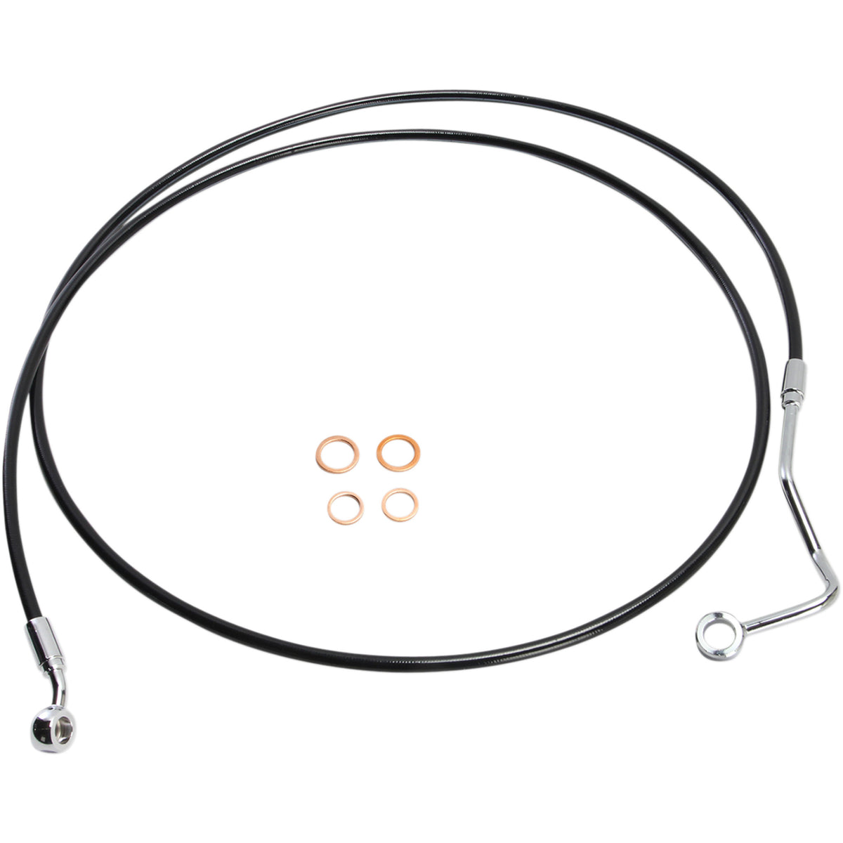 MAGNUM SHIELDING XR Stainless Upper Brake Line - Black — SpazCycle