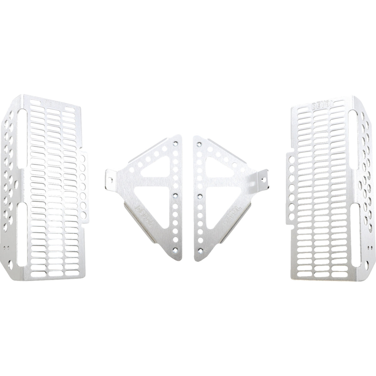 DEVOL 1901-0634 0101-5404 Radiator Guards brushed aluminum - yamaha ...