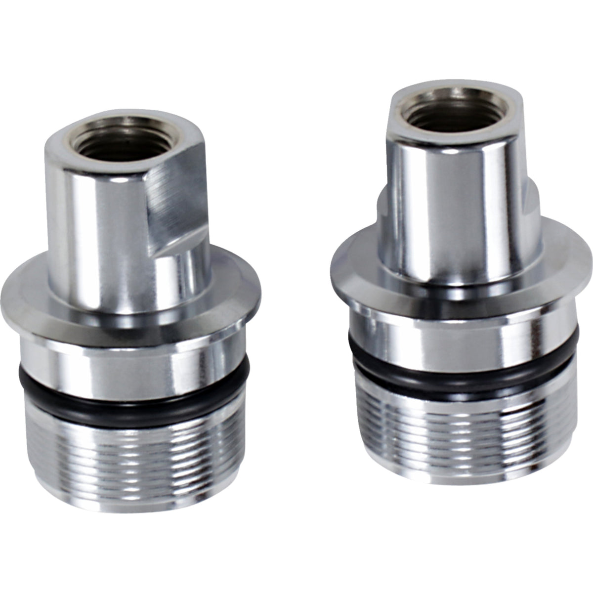DRAG SPECIALTIES DS-222774 Chrome Fork Tube Plugs and Caps Fork Tube P ...