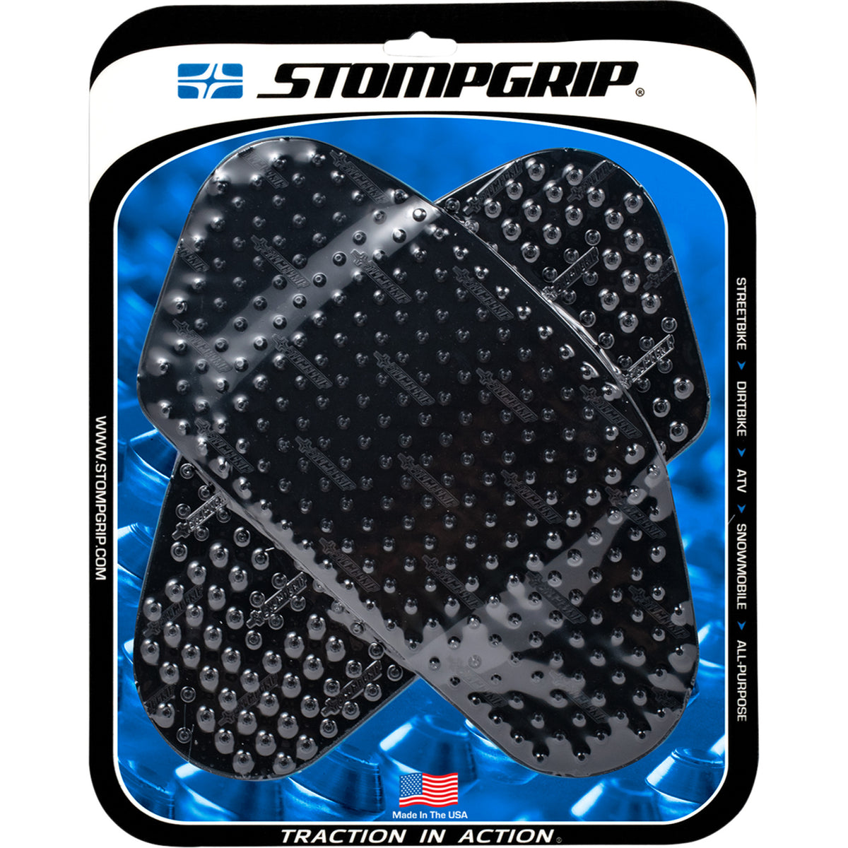 STOMPGRIP 4320-1071 55-10-0017B Volcano Profile Traction Pad Tank Kit — SpazCycle