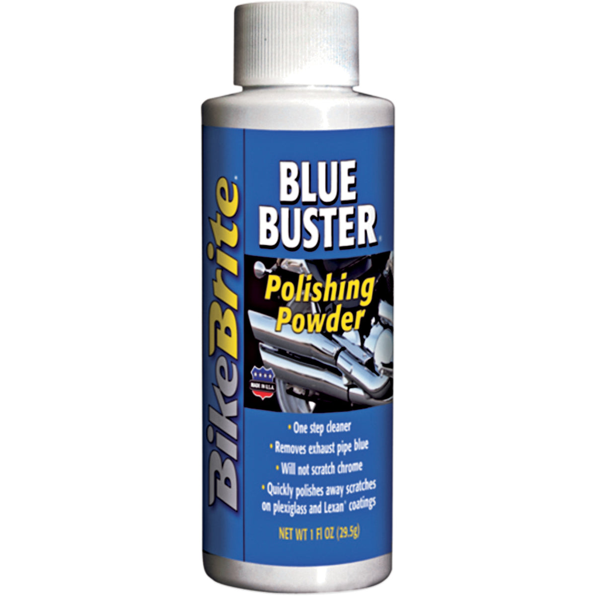 BIKE BRITE DS-700035 BB200 Blue Buster Polishing Powder Exhaust Pipe P ...