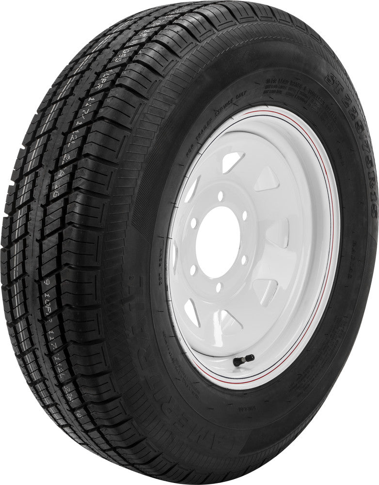 Awc 58-8176 TA2056060-71R225E-A Trailer Tire & 8 Spoke Steel Wheel ...