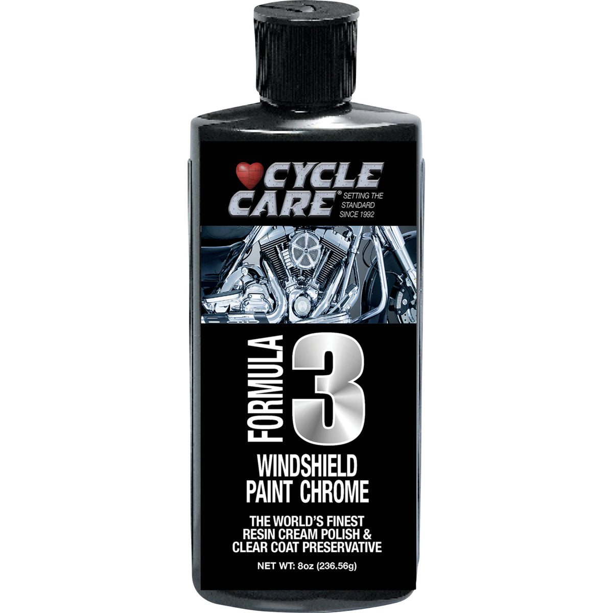 CYCLE CARE FORMULAS 3713-0041 03008 Formula 3 Windshield/Paint/Chrome ...