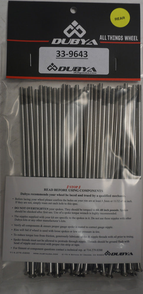 Bulldog 733-9643 33-9643 Spoke Kit - SpazCycle