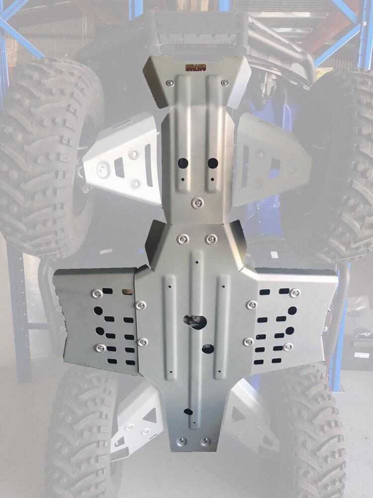 Rival Powersports Usa 84-2085 2444.7153.1 Alloy Skid Plates - SpazCycle
