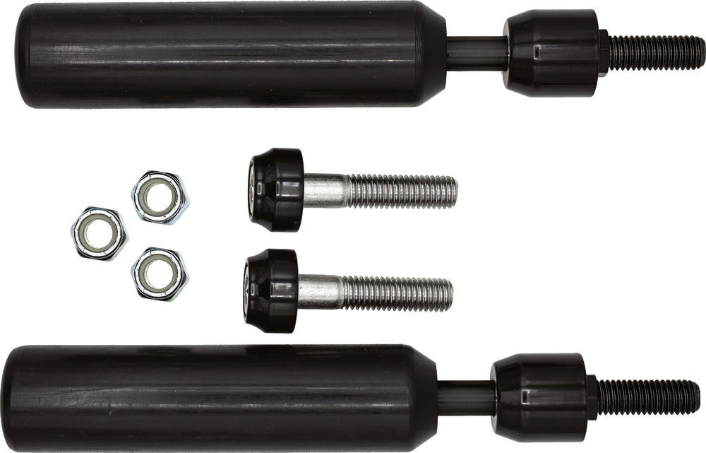 Santoro Fabworx 750-03074 SF50001 SHOCK MOUNT SLIDERS BLACK DYNA 09-17 ...
